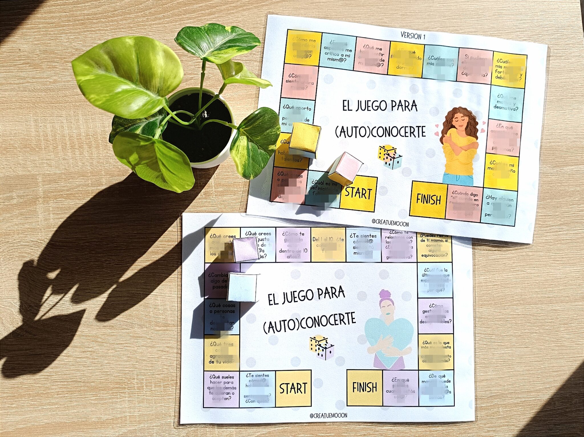 2 Tableros de juego para explorar tu yo